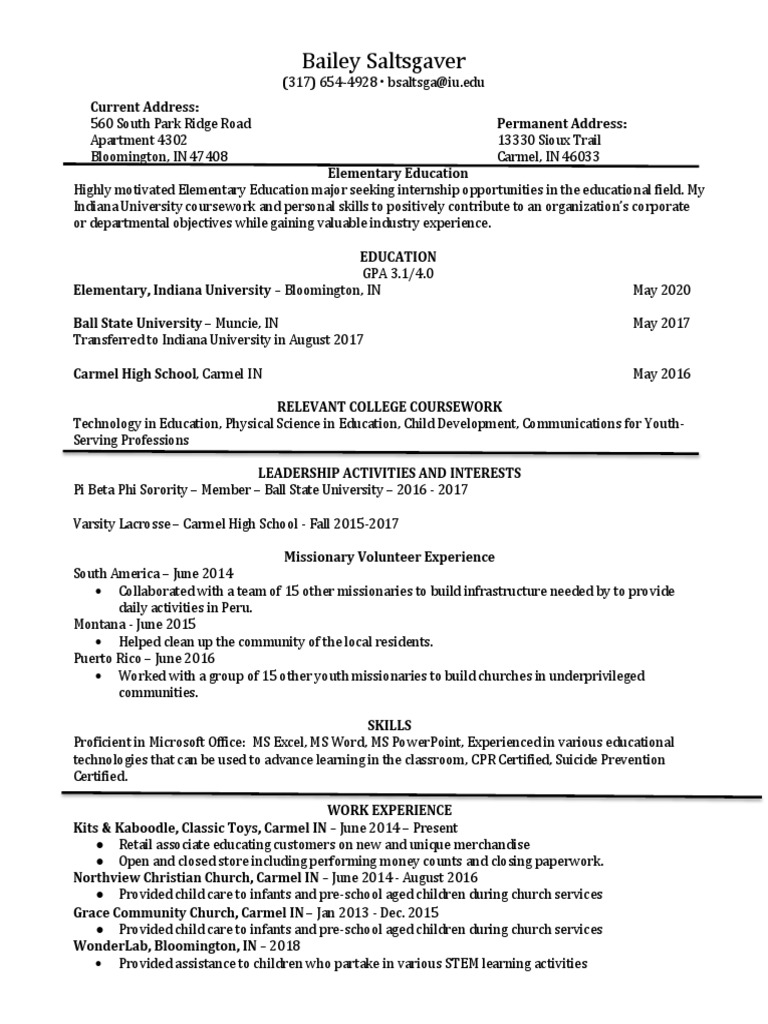 Resume Education | PDF | Behavior Modification | Learning