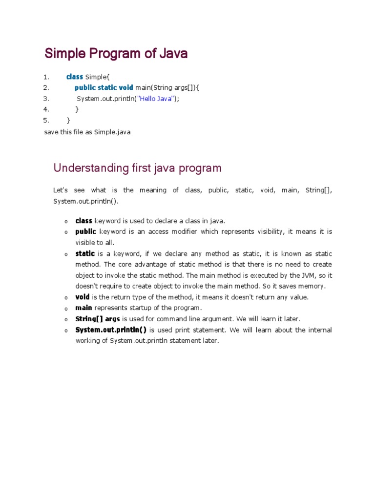 Simple Simple Simple Simple Program Program Program Program of of of of ...