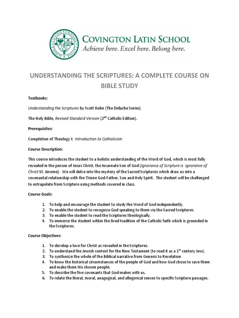 Understanding The Scriptures | PDF | Bible | Abraham