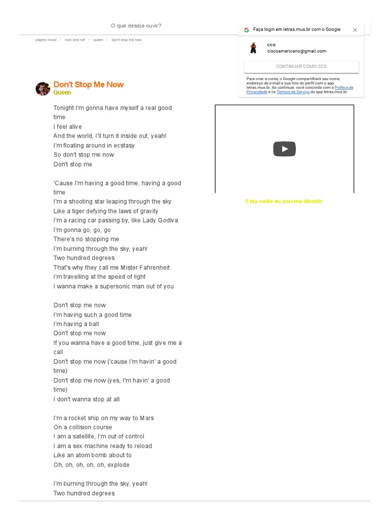 Don't Stop Me Now - Queen | PDF | Songs | Universal Music Group