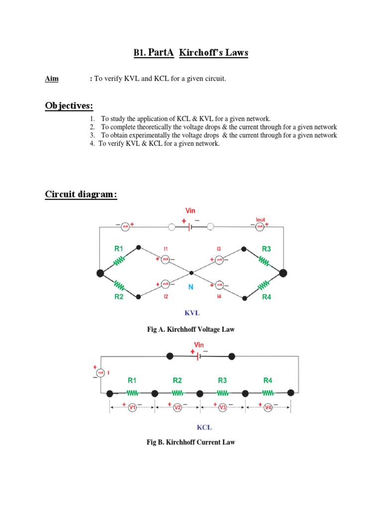 Kirchhoff Laws and Network Theorem | PDF | Electrical Network | Resistor