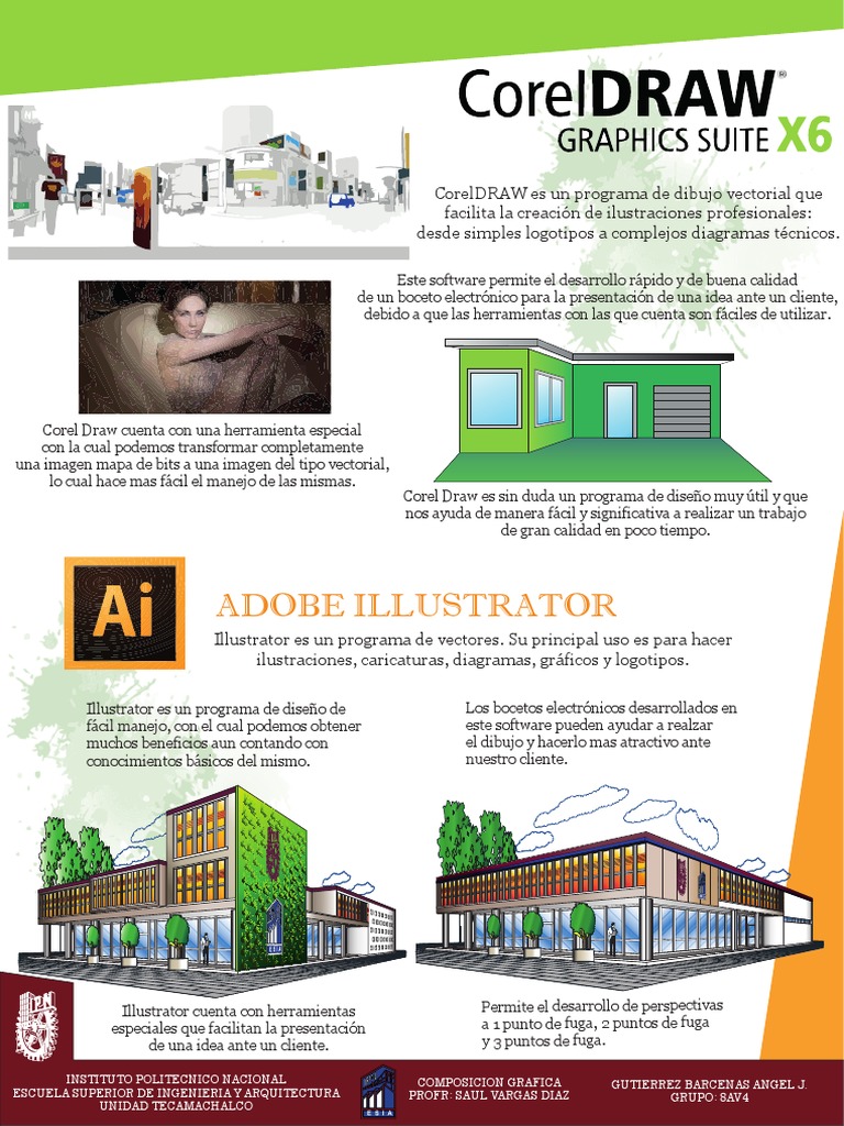 Lamina Corel Illustrator | PDF | Ilustrador Adobe | Diseño de comunicacion