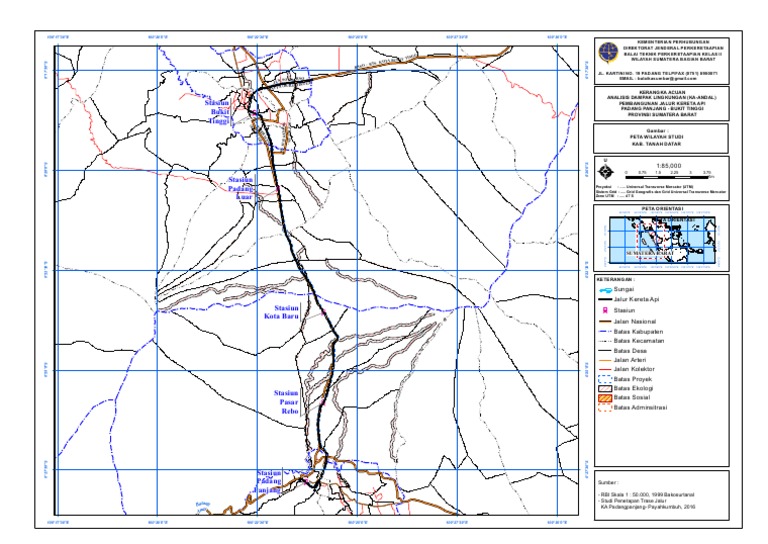 Peta Batas Wilayah Studi Batas Adm Batas Sosial Batas Ekologi Batas ...