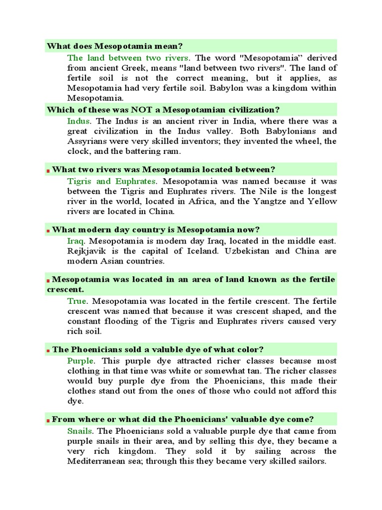 The Land Between Two Rivers | PDF | Mesopotamia | Babylon