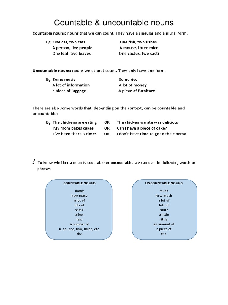 Countable and Uncountable | PDF