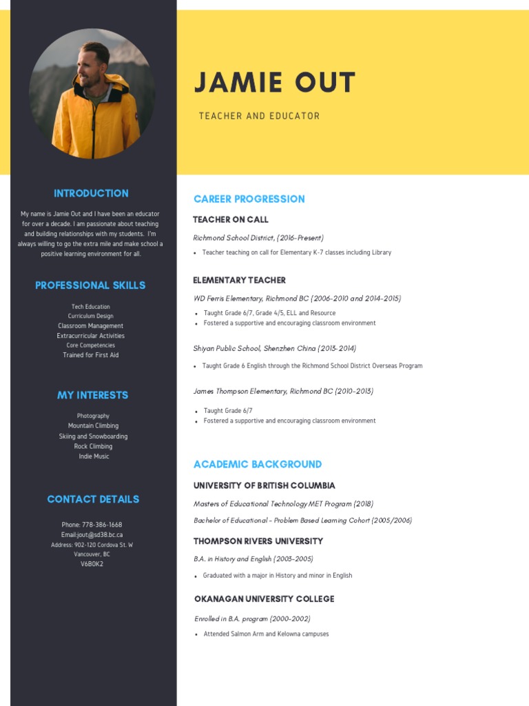 Jamie Out | PDF | Schools | Teachers