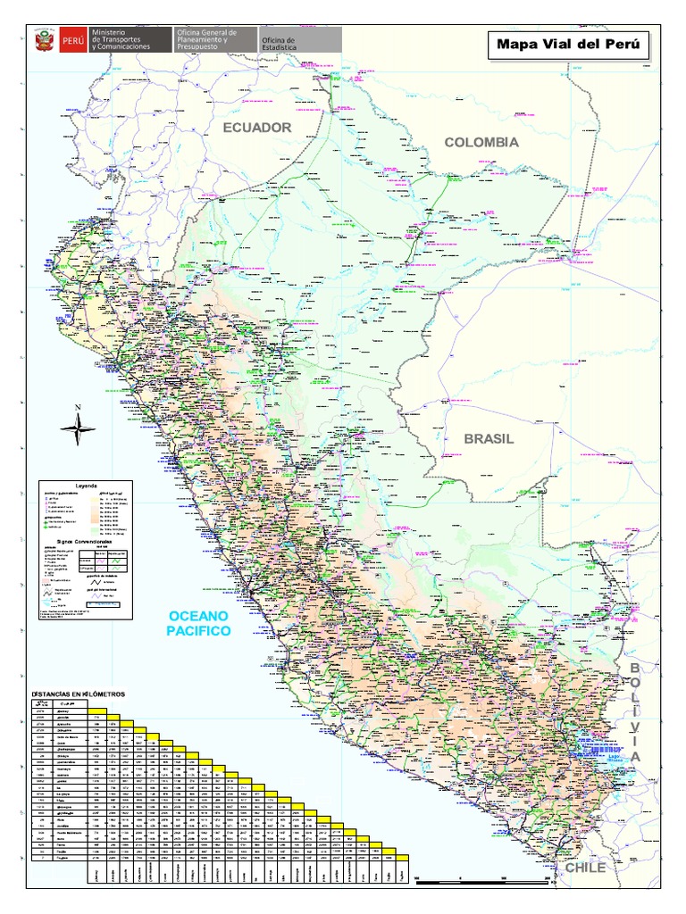 Mapa Vial Del Perú | PDF