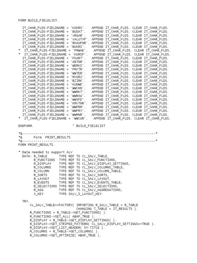 Oops Alv Sample6 | PDF | Computer Data | Computing Oops Alv Sample6 | PDF | Computer Data | Computing