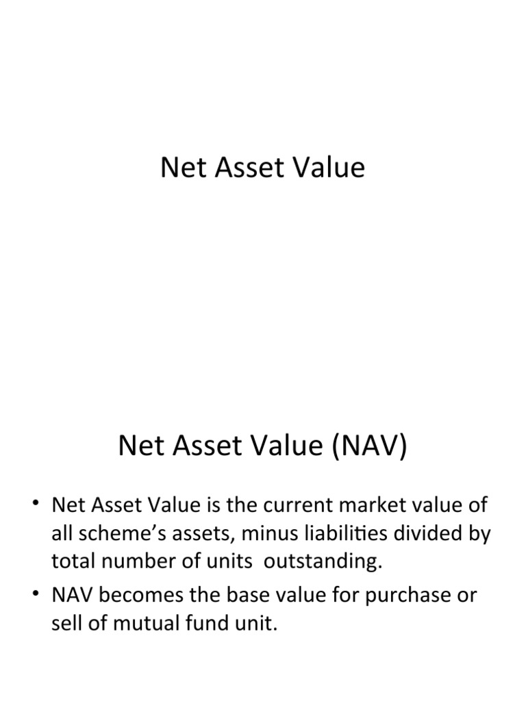 Net Asset Value PDF
