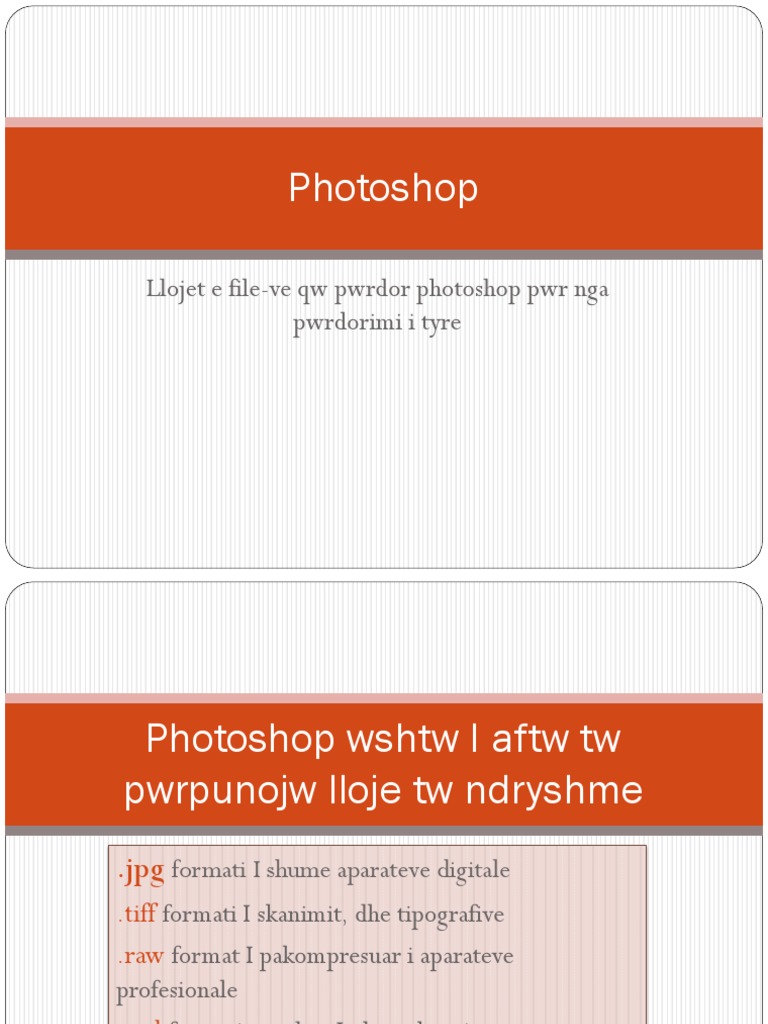 Photoshop Formatet | PDF