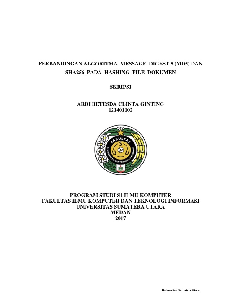 Sha256 Vs md5 PDF | PDF