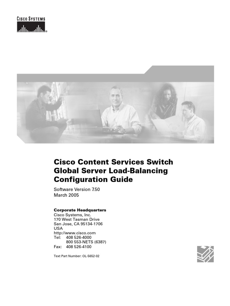 Cisco Content Services Switch | PDF | Domain Name System | Load ...