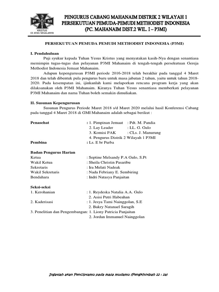 Laporan Konres P3mi Oktober 2018 | PDF