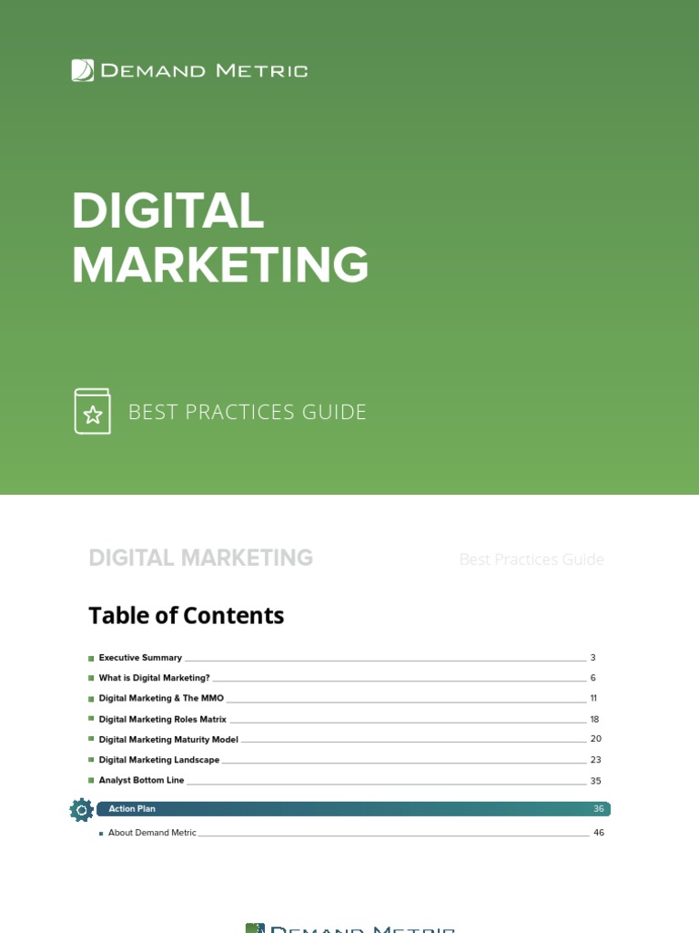 Digital Marketing Best Practices Guide | PDF | Digital Marketing ...