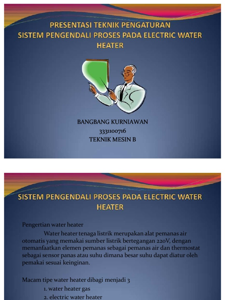 Sistem Pengendali Proses Pada Electric Water Heater | PDF