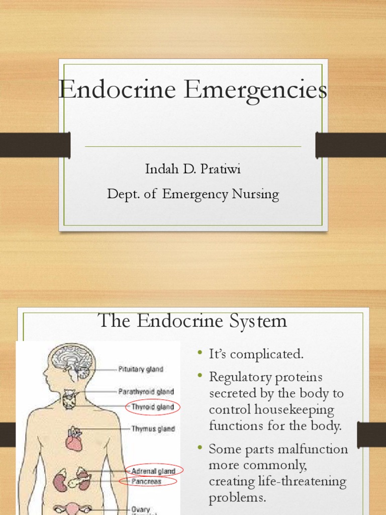 Endocrine Emergencies | PDF | Hypoglycemia | Hyperglycemia