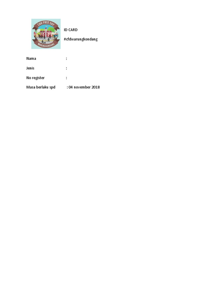ID Card Registration Details | PDF