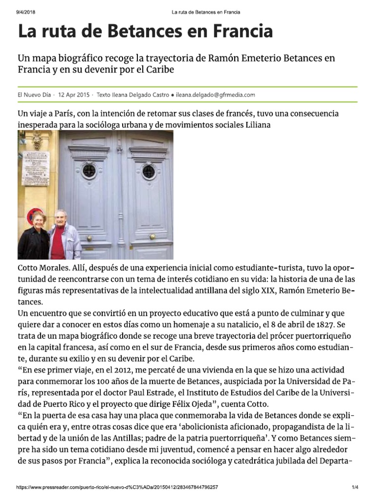 Ruta de REB Por PAris | PDF