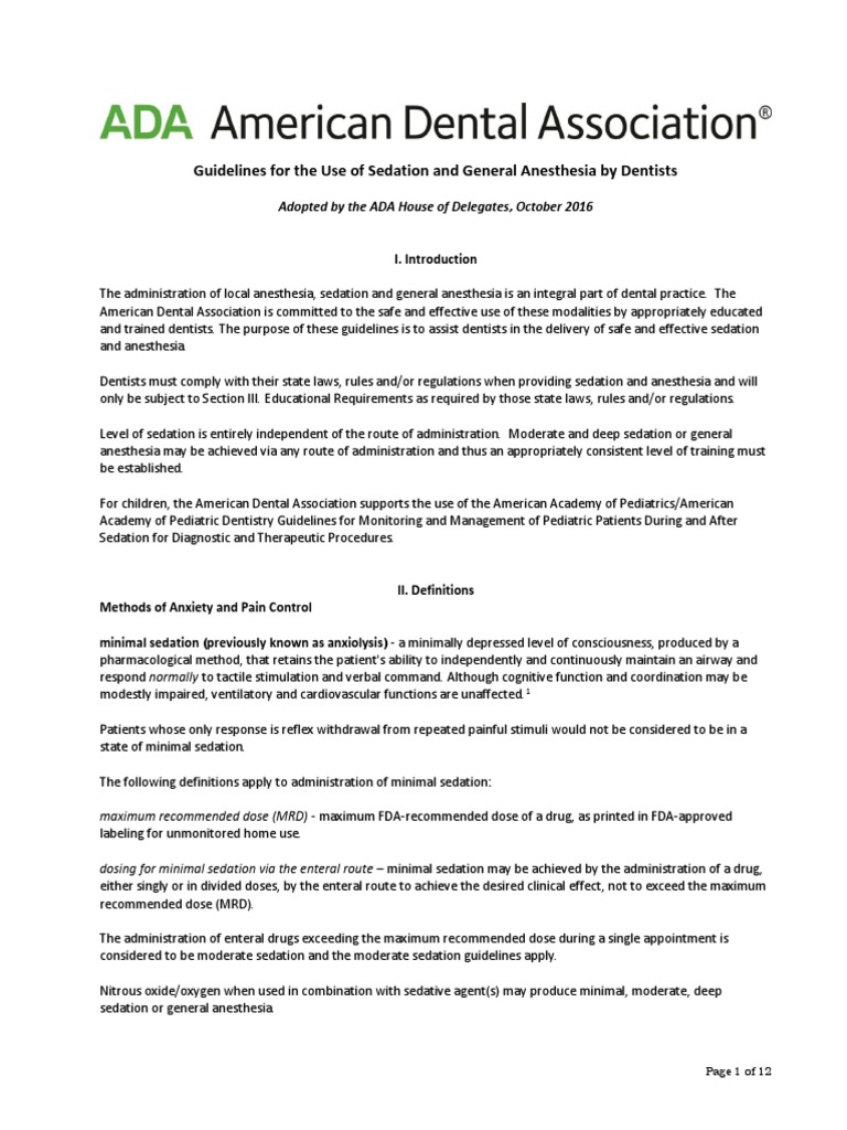 2016 Anesthesia Use Guidelines | PDF | Monitoring (Medicine) | Anesthesia