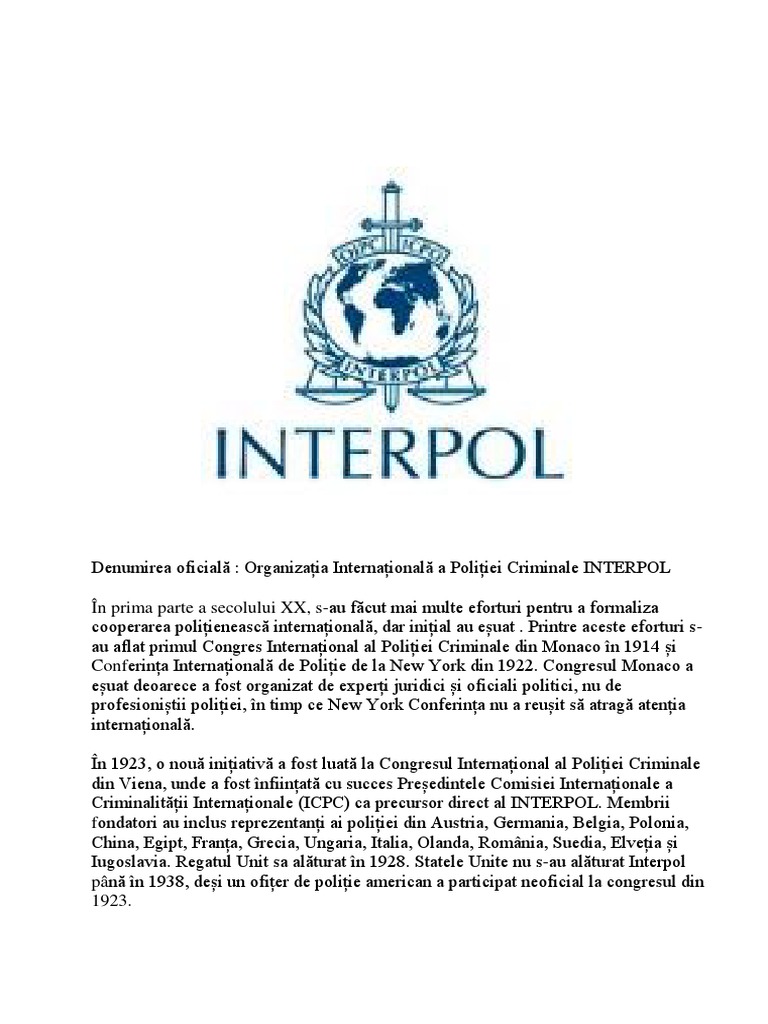 Interpol | PDF