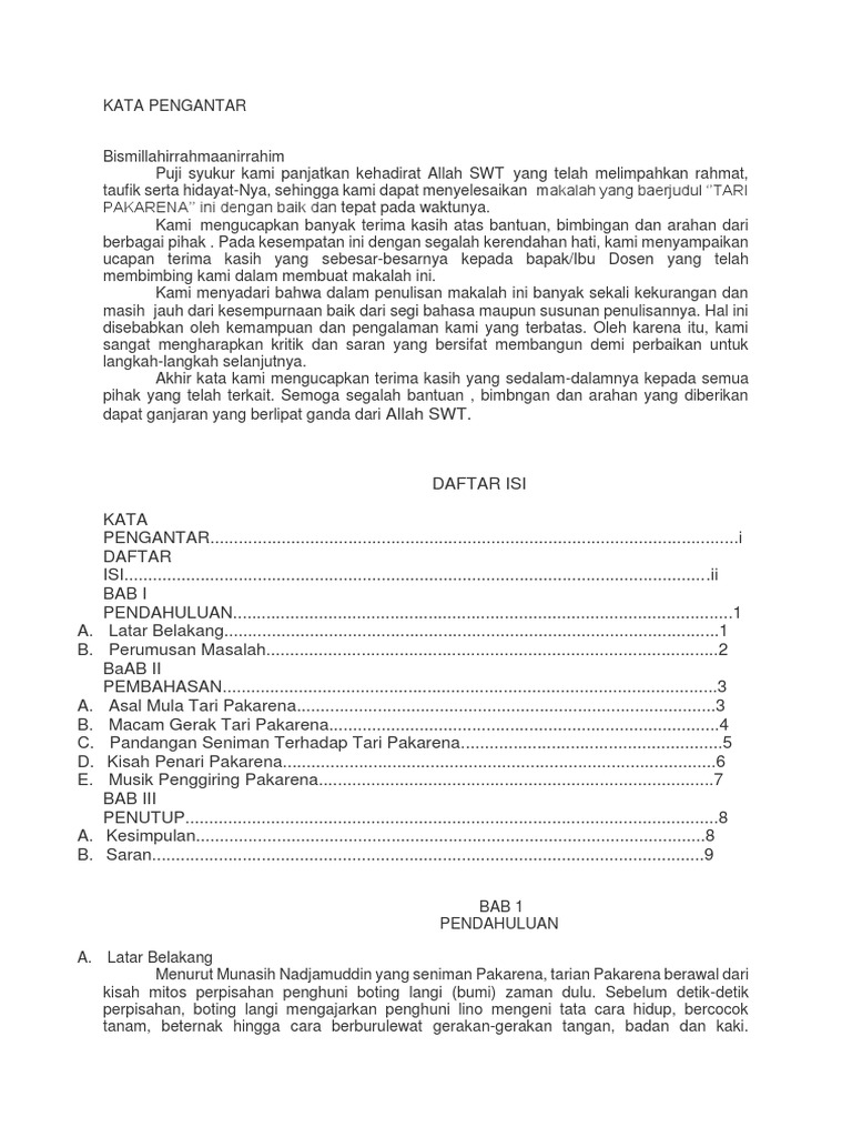 Tari Pendet | PDF