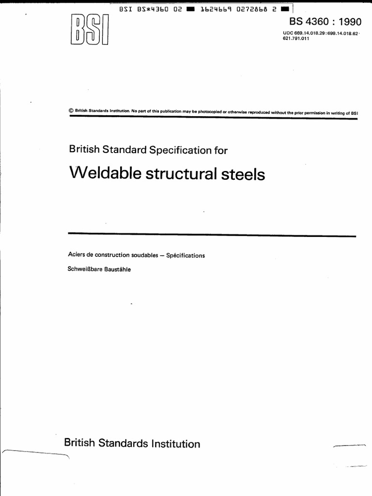 BS 4360-1990 | PDF