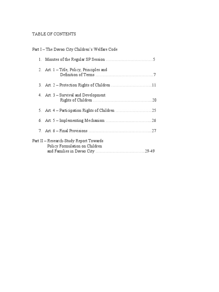 Child Welfare Code PDF | PDF | Child Abuse | Human Trafficking