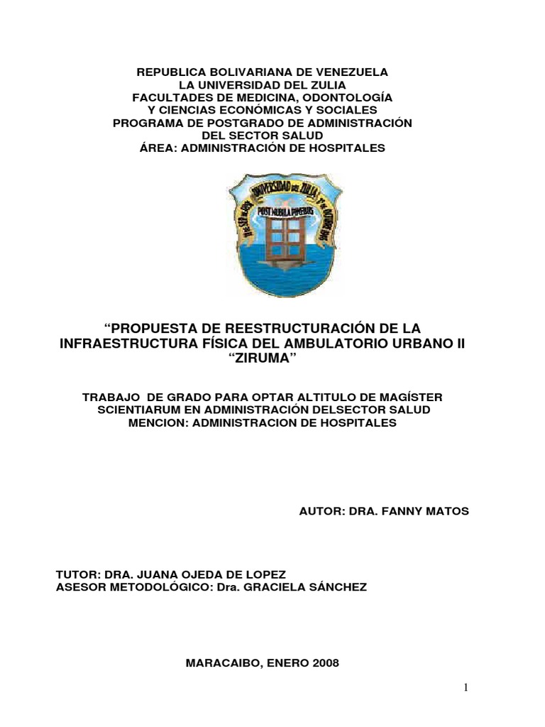 Matos Jimenez Fanny e PDF | PDF | Hospital | Diseño