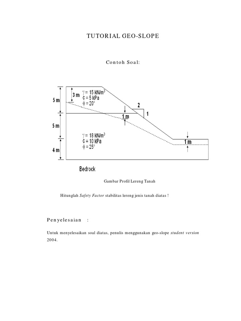 Tutorial Geo Slope | PDF