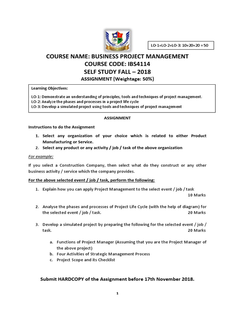 Assignment - BPM - Self Study | PDF