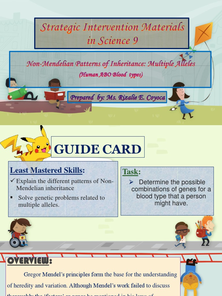 Strategic Intervention Materials in Science 9 | PDF | Allele ...