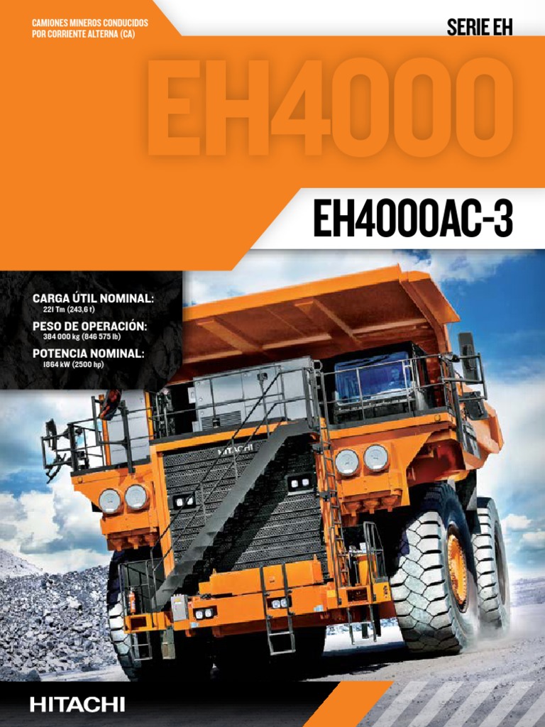 Hitachi Eh4000ac | PDF | Suspensión (Vehículo) | Camión