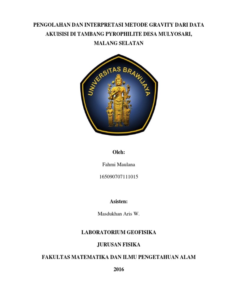 Laporan Metode Gravity | PDF