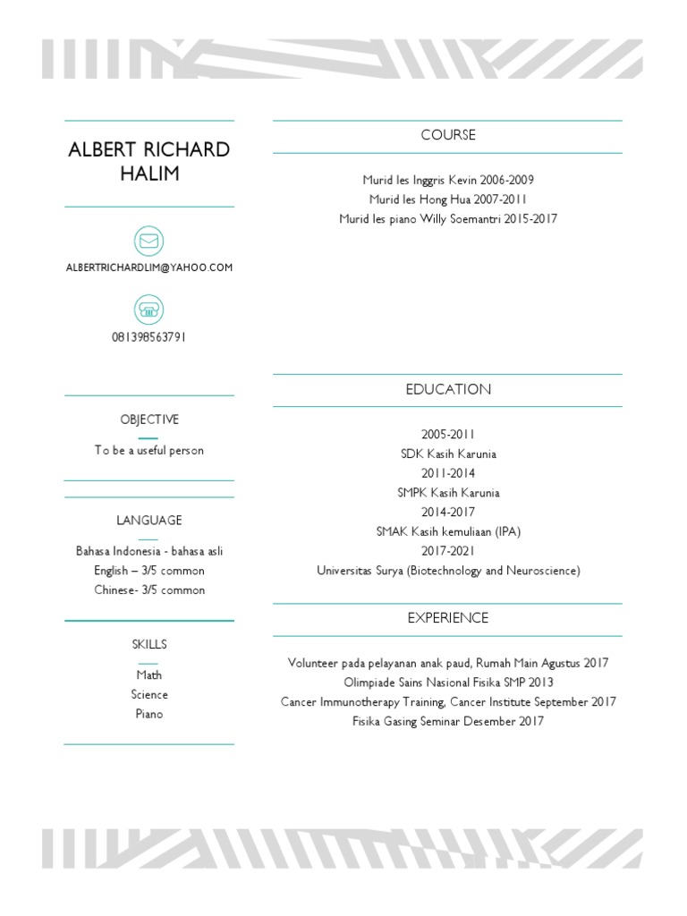 Albert Richard Halim | PDF