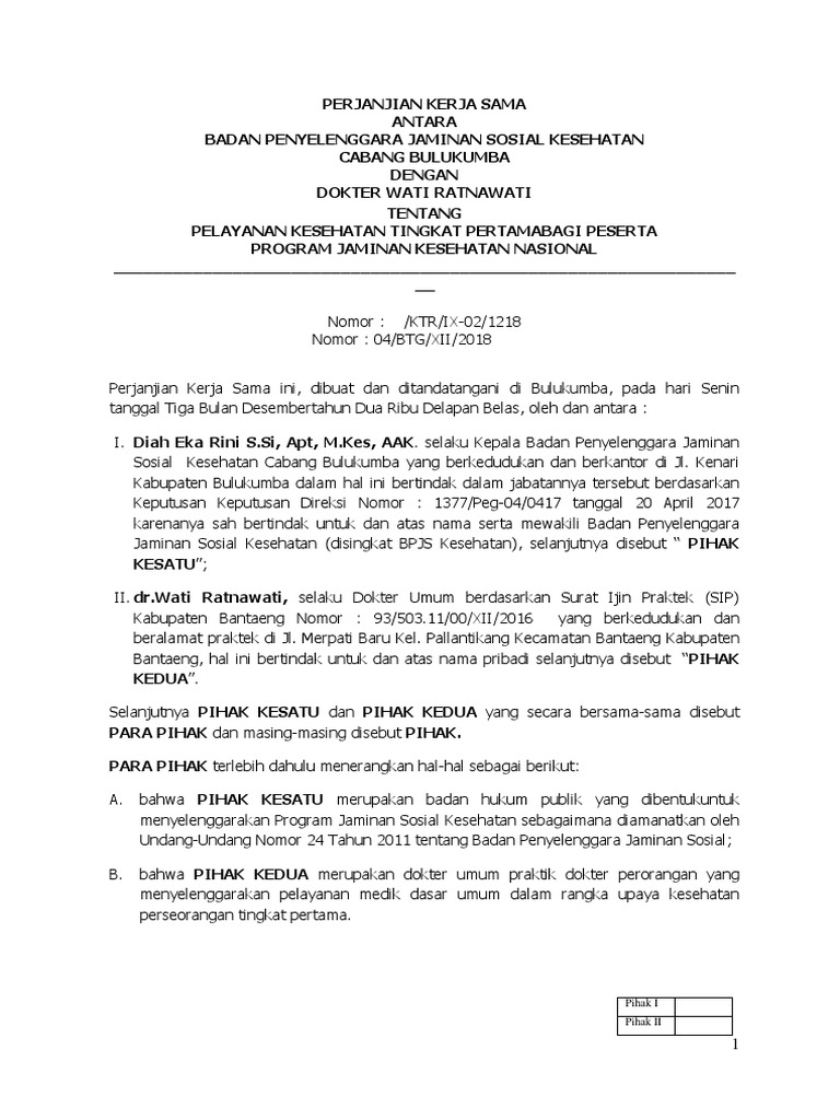 Contoh Mou Lab | PDF