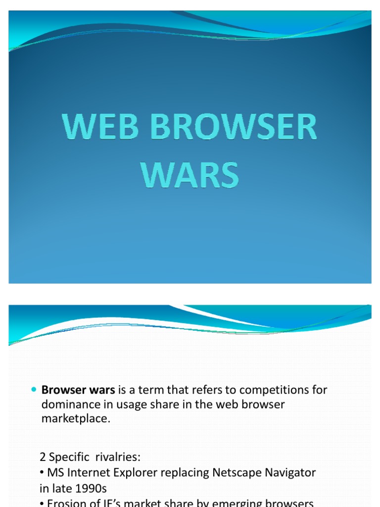 Browser Wars | PDF