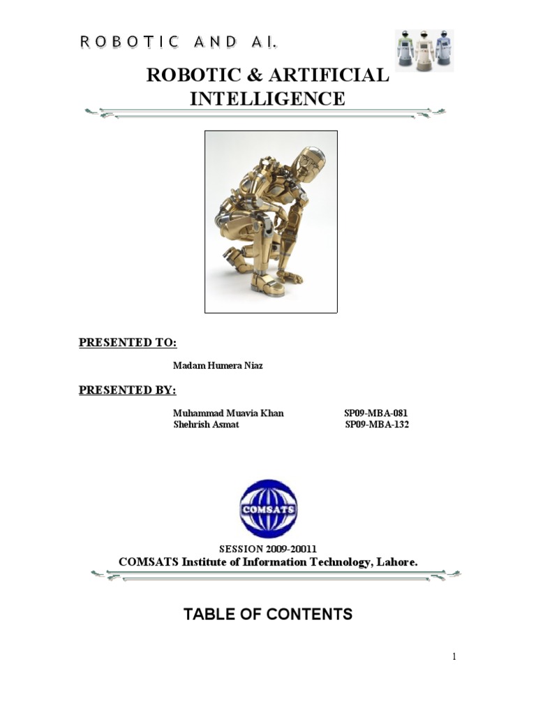 Robotic & Artificial Intelligence | PDF | Robot | Robotics