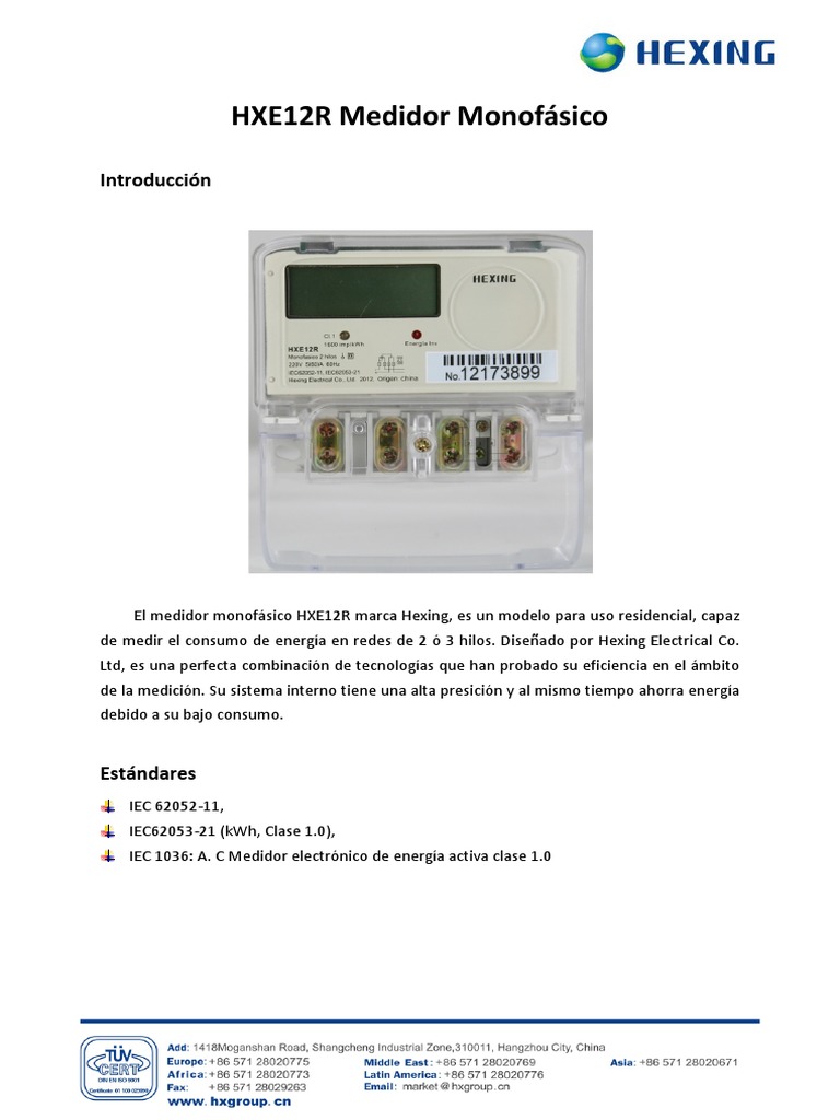 Hxe12r 2H 5 PDF | PDF | Corriente eléctrica | Diodo emisor de luz