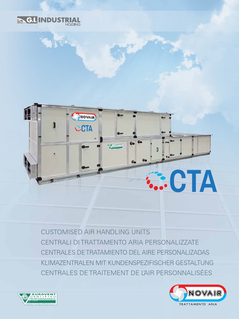Novair Air Handling Units Product Guide 07.2018 | PDF | Cumplimiento normativo | Naturaleza