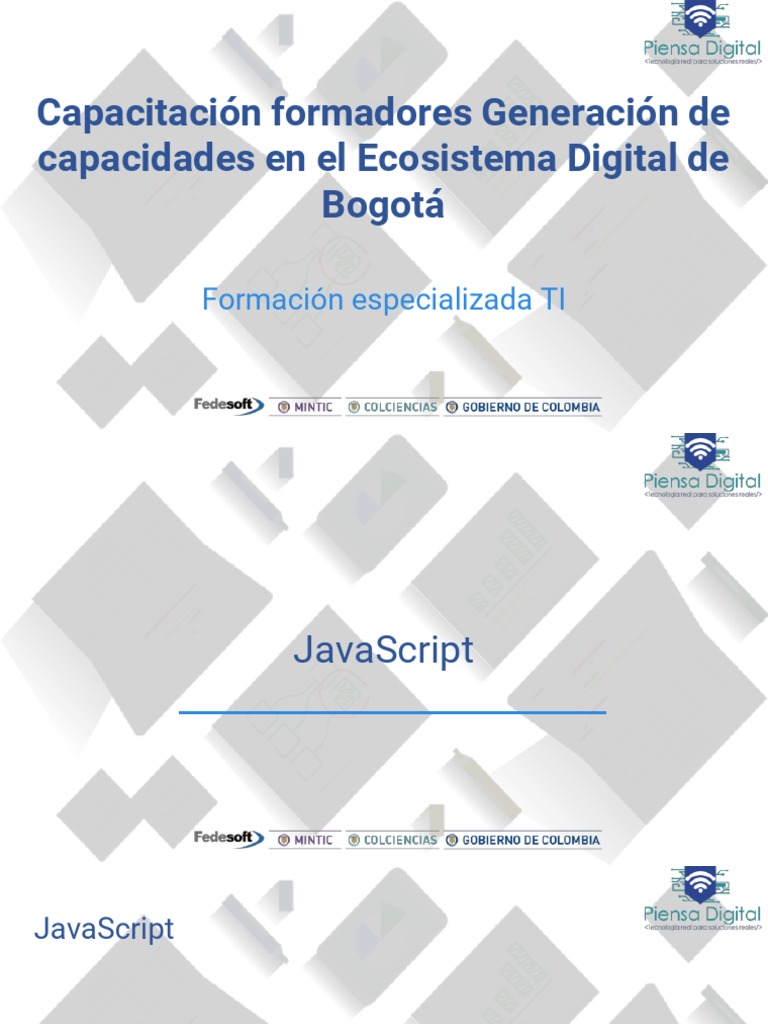 Presentación 7.0 | PDF | Script Java | HTML