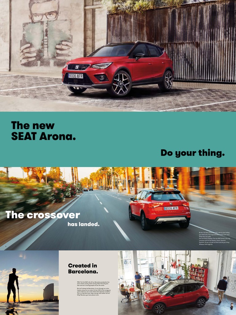 Arona Brochure | PDF | Seat Belt | Trunk (Car)