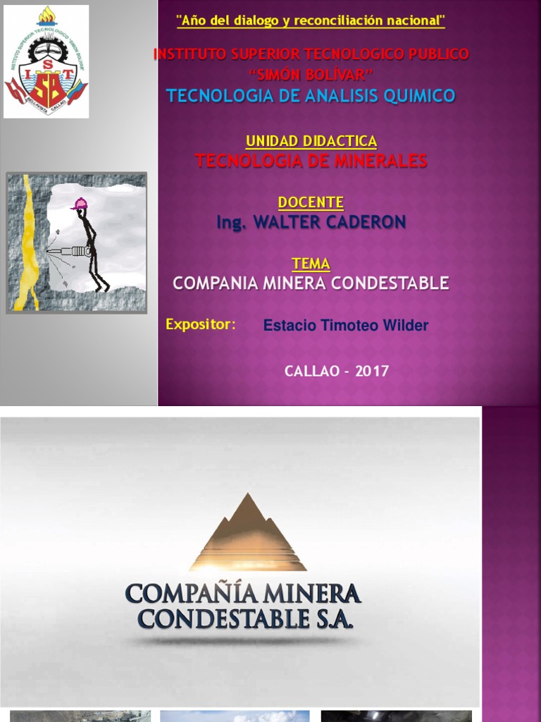 Minera Condestable | PDF | Cobre | Perú