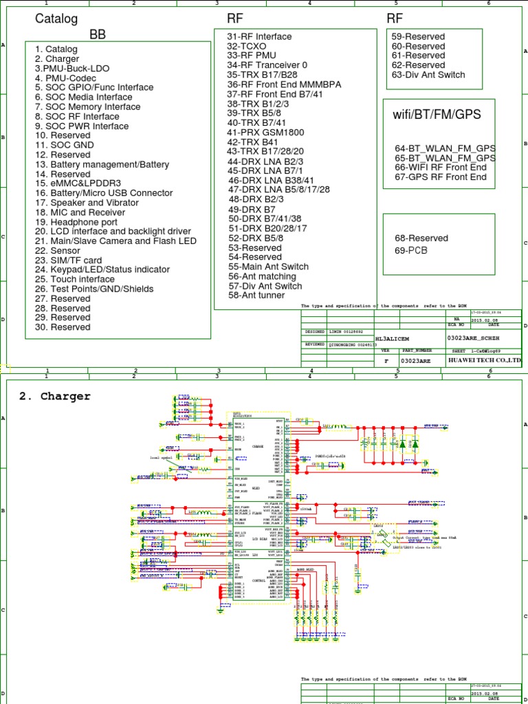 ALE-UL00 P8 Lite Schematic | PDF | Technology & Engineering
