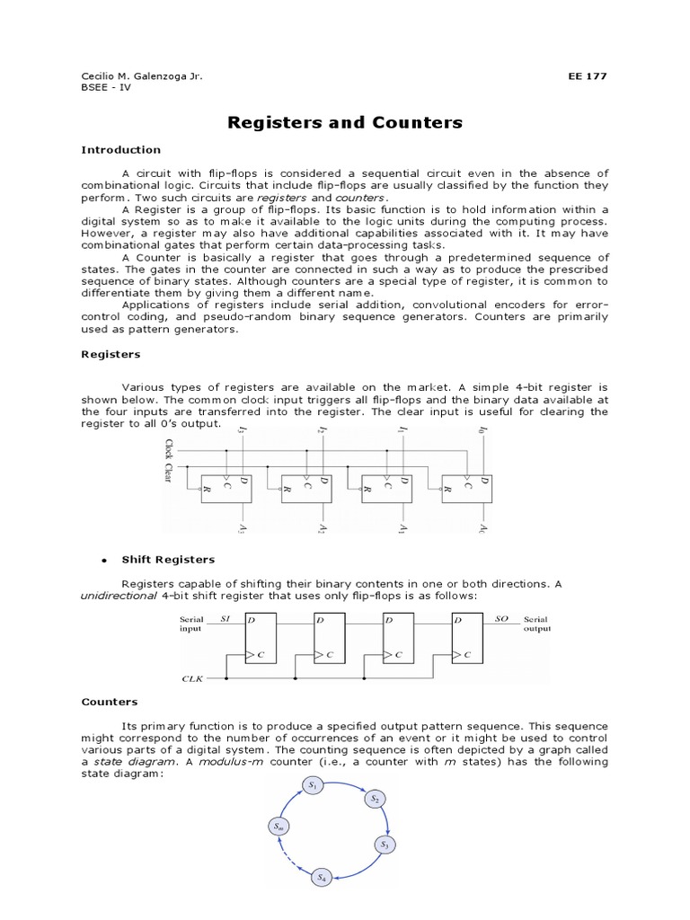 Registers | PDF | Computing | Computer Science
