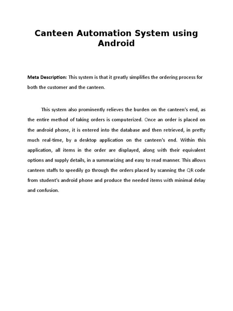 A113 | PDF | Qr Code | Cafeteria