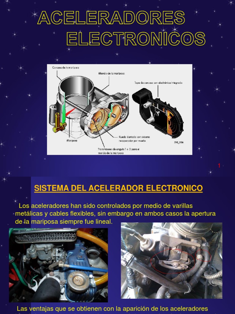 Acelerador Electronico | PDF | Acelerador | Corriente eléctrica