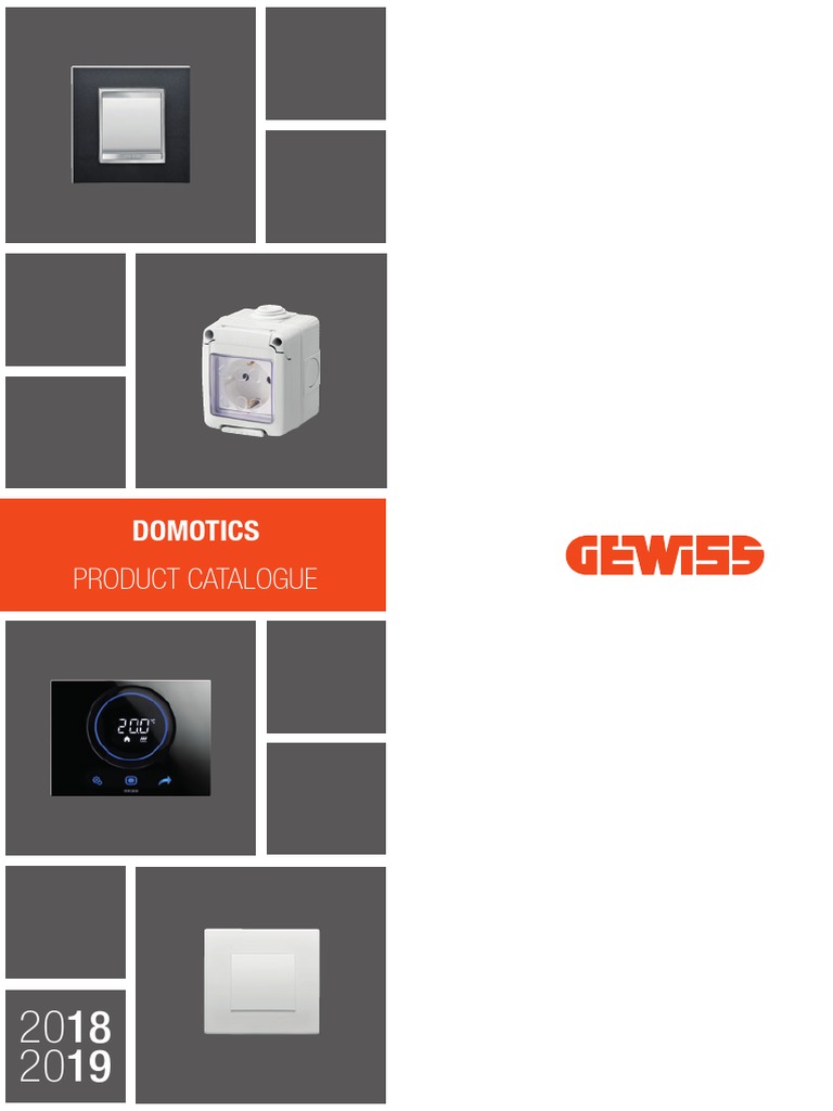 Product Catalogue Domotics | PDF | Building Automation | Automation Product Catalogue Domotics | PDF | Building Automation | Automation