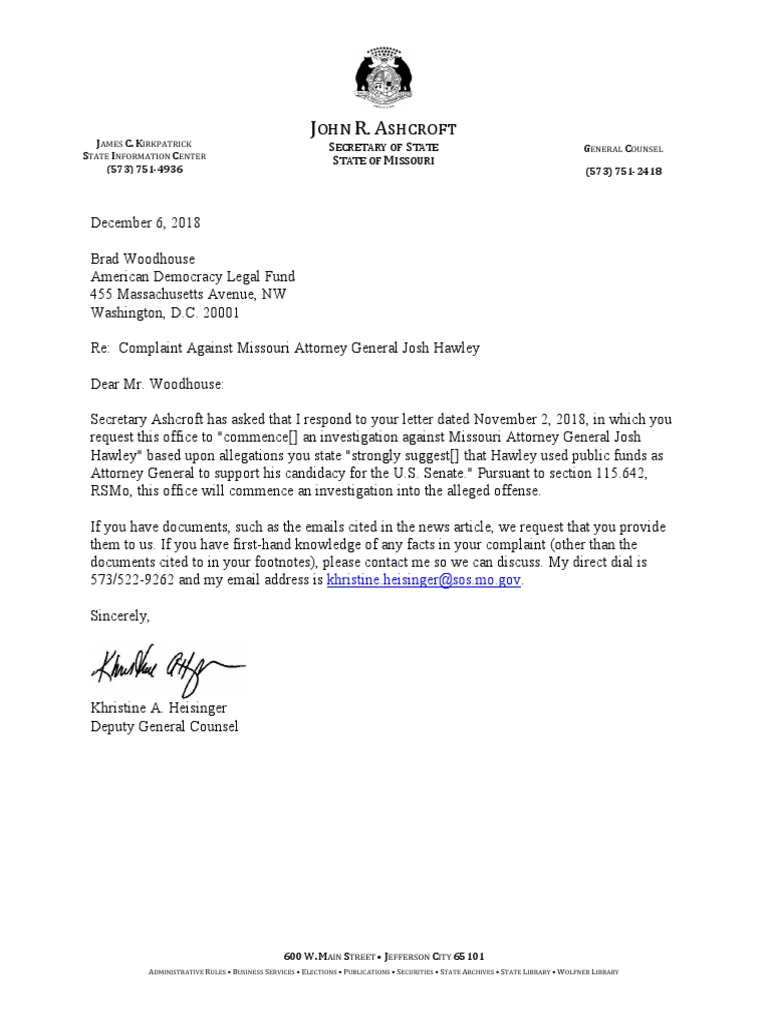 Letter To ADLF | PDF