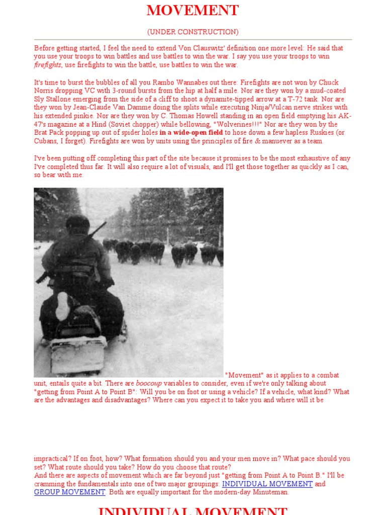 Militia Training Guide | PDF | Ambush | Infantry