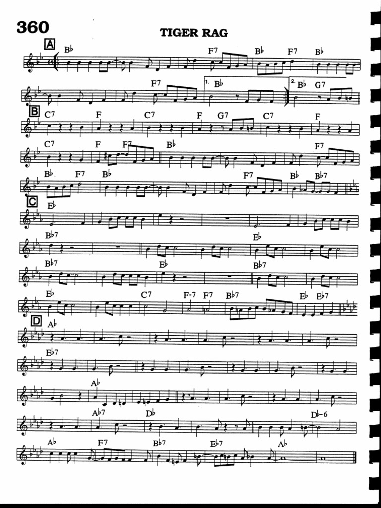 Tiger Rag | PDF